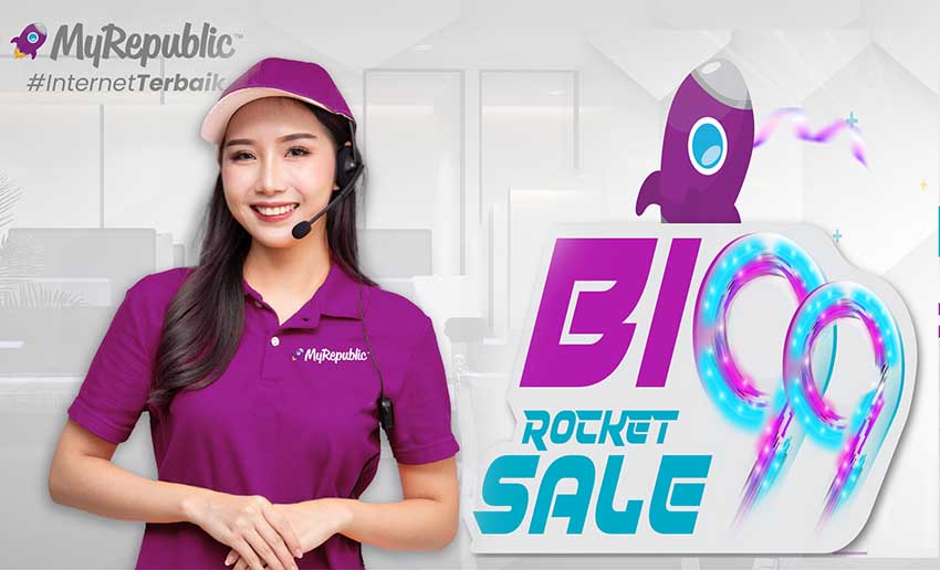 MyRepublic Manjakan Pelanggannya dengan Bi99 Rocket Sale – MarketplusID